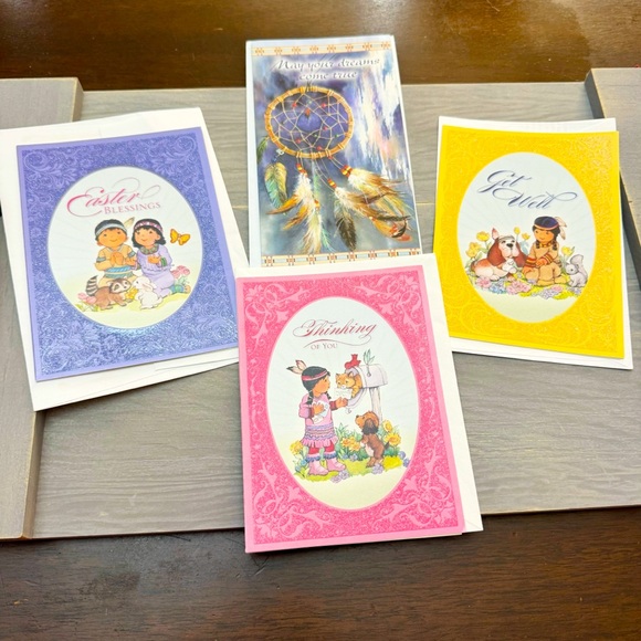 Vintage | Office | Vintage St Labre Indian School Dream Cather Greeting ...